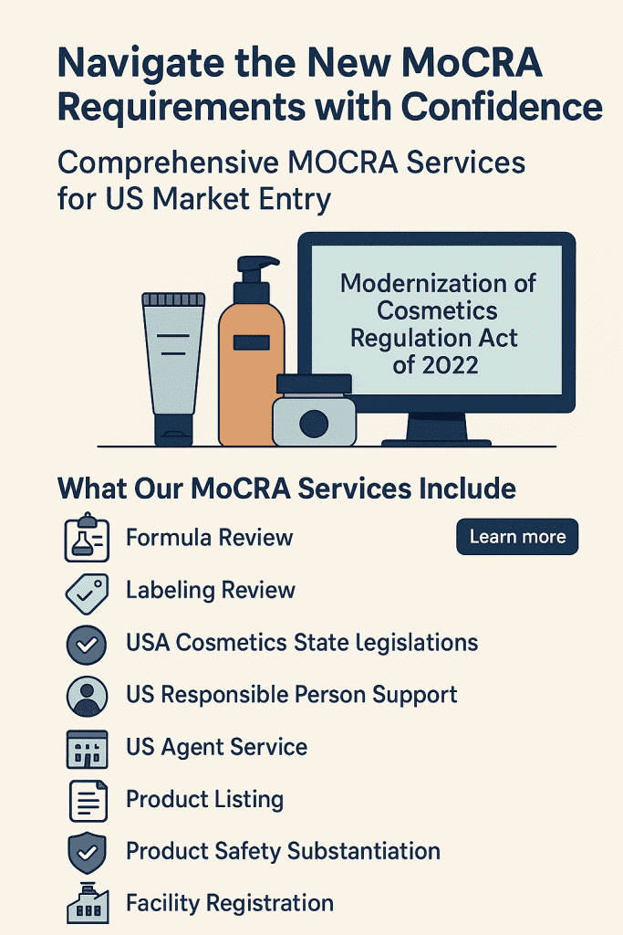 Navigate the New MoCRA Requirements with Confidence – Comprehensive ...